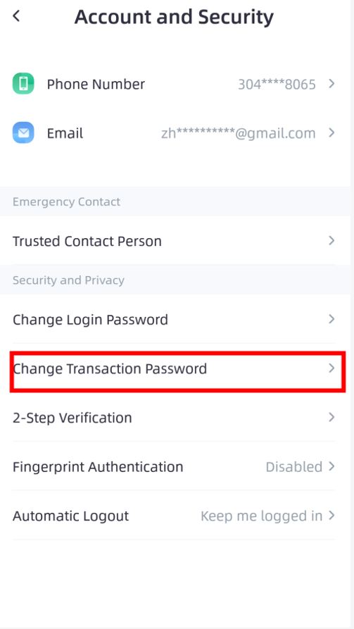 How do I reset my transaction password? – Help Center