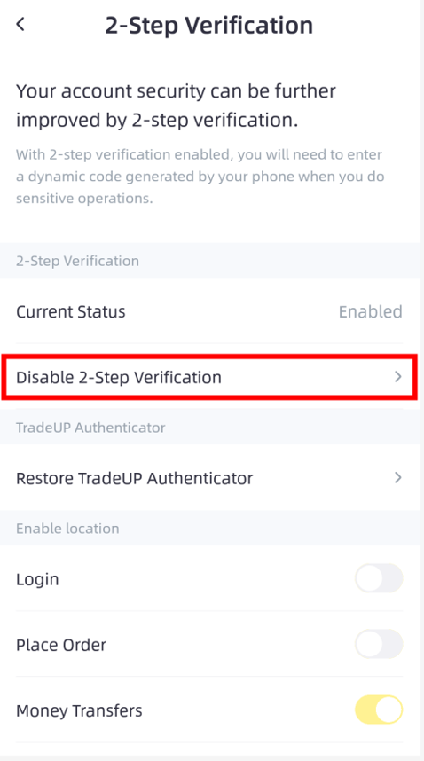 How do I disable 2-Step Verification? – Help Center